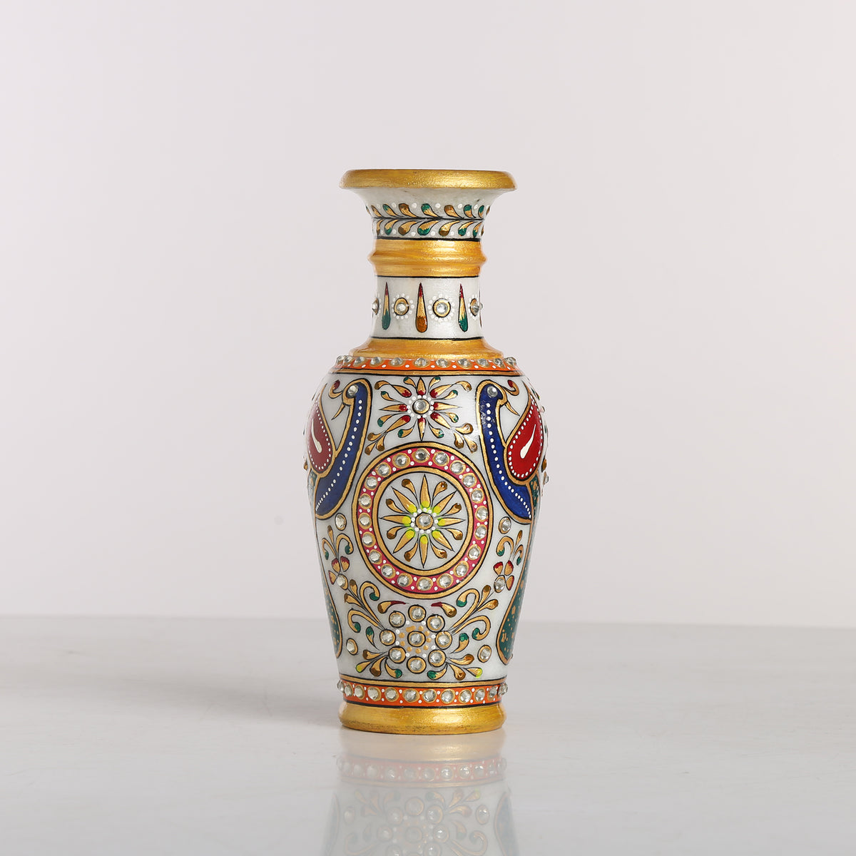 Mayur Pure Marble Vase – Marbeloz