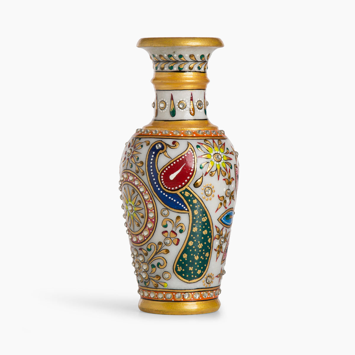 Mayur Pure Marble Vase – Marbeloz